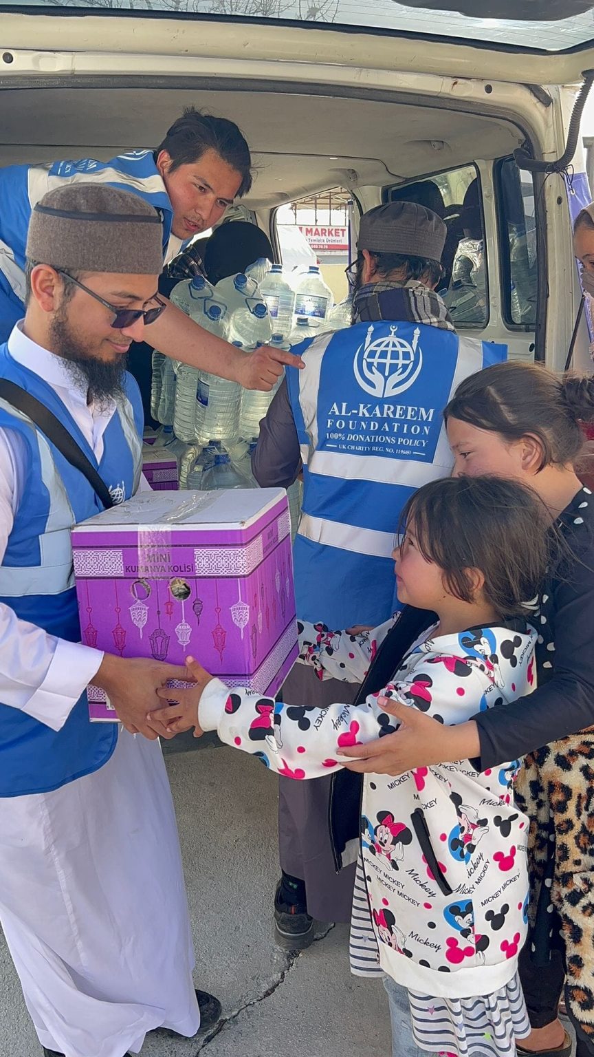 Food Pack Distribution in Turkiye – Al-Kareem Foundation